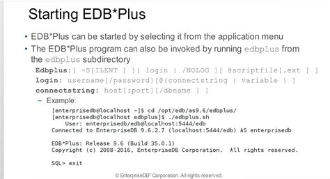 Module 15 Edbplus Postgres Administration Essentials From Edb