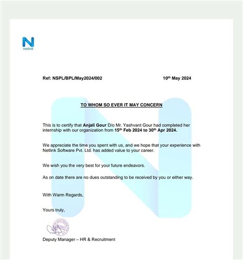 anjali gour on linkedin internship presales experience netlink