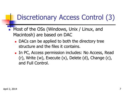 Ppt Chapter 4 Access Control Part B Powerpoint Presentation Free