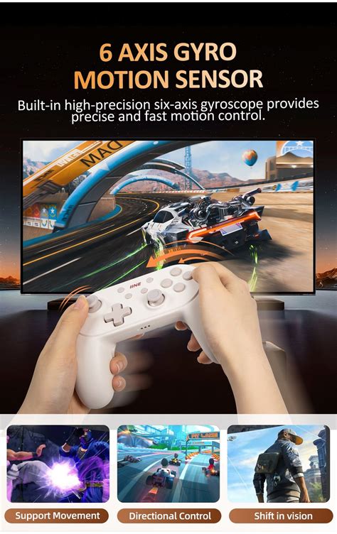 iine athena wireless controller hall effect wake up controller for