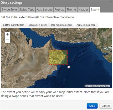 Arcgis Online Settings In Swipe Map App Esri Community