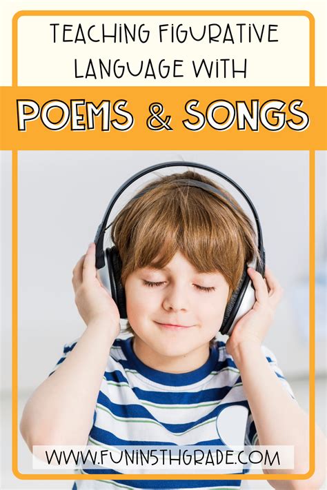 Teaching Figurative Language With Poems And Songs Fun In 5th Grade And More Teaching Figurative Language With Poems And Songs Fun In 5th Grade And More