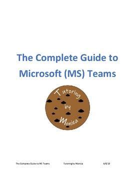 The Complete Guide To Microsoft Teams Guide Book Teacher Sites Decimal Lesson