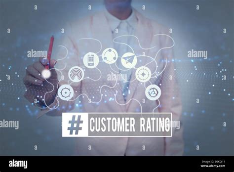 Text Sign Showing Customer Rating Business Approach Gauge The Customer