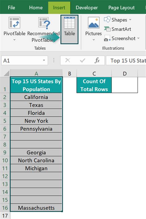 Count Rows In Excel Top 6 Ways With Step By Step Examples