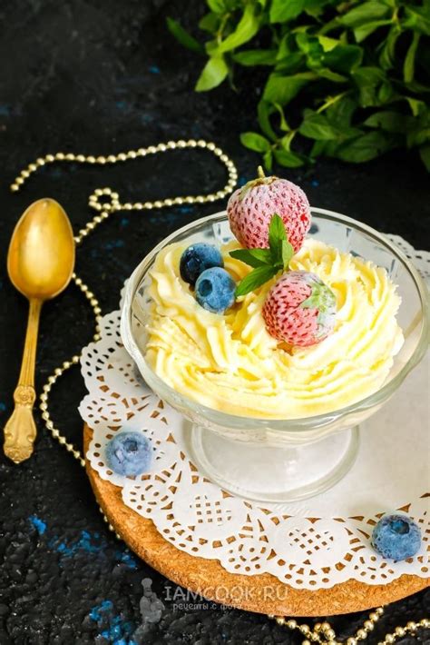 Крем Пломбир на сметане рецепт с фото