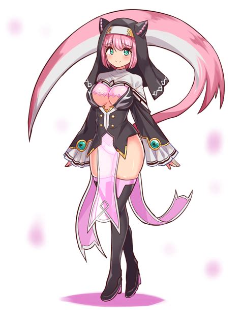 Rule 34 Big Breasts Cat Ears Cat Tail Catgirl Cougar1404 Cyan Eyes