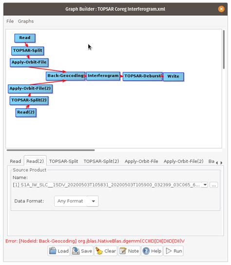 A Bug In SNAP Linux Version For TOPSAR Back Geocoding Interferometry STEP Forum