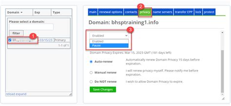 How To Enable And Disable The Domain Privacy And Protection Bluehost Support