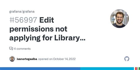 Edit Permissions Not Applying For Library Panels FolderId Not Sent In The API Request Issue