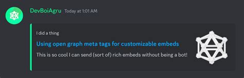 Sending Customisable Rich Embeds Without Being A Bot Explanation In