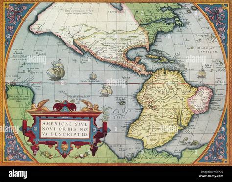 Amérique Ou Le Nouveau Monde De La Theatrum Orbis Terrarum Par
