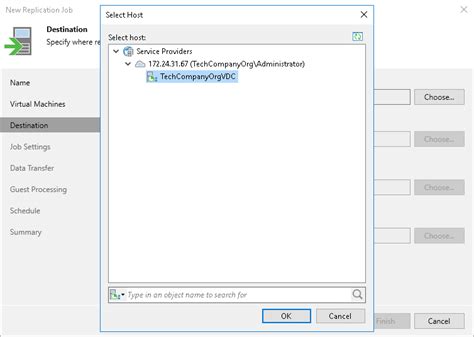creating replication jobs veeam cloud connect guide