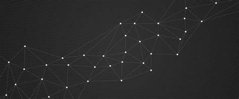 Geometric Background And Connecting Dots And Lines Global Network Connection Digital