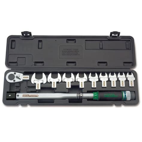 Toptul დინამომეტრული ქანჩის გასაღები კომპლექტი Gaai1101 Extra Ge