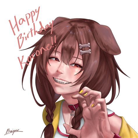 Inugami Korone Birthday 2021 By Baiyuuuu On Deviantart