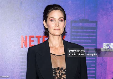 Actress Carrie Anne Moss Attends Netflixs Marvels Jessica Jones