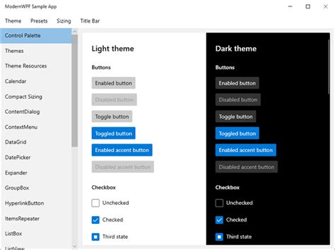 Modernwpf Ui Library Uwpwinui Like Themes For Wpf Rcsharp
