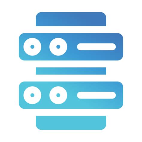 Database Generic Gradient Fill Icon