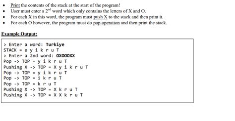 Solved Write A C Program Which Creates A Stack From The