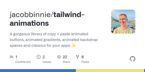 Github Jacobbinnietailwind Animations A Gorgeous Library Of Copy Paste Animated Buttons