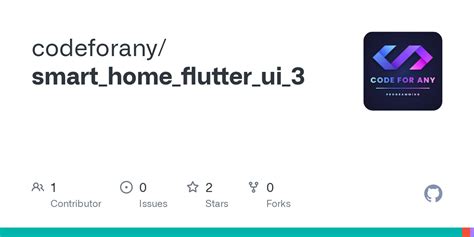 GitHub Codeforany Smart Home Flutter Ui