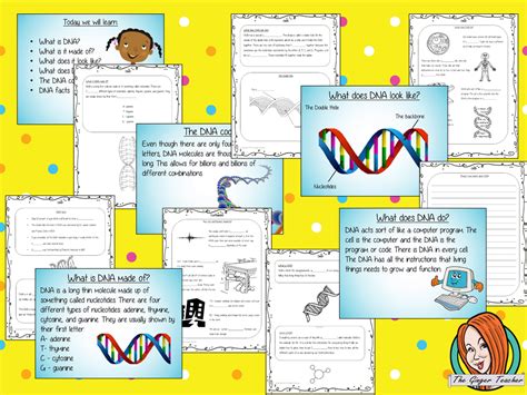 DNA Science Lesson Teaching Resources