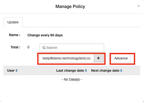 Email Panel Force Change Password Manual TH