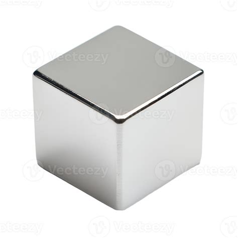 Sleek Silver Cube With Reflective Surfaces And Crisp Edges Perfect For