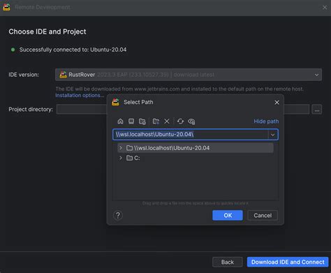 Connect To A Remote Server From Rustrover Rustrover Documentation