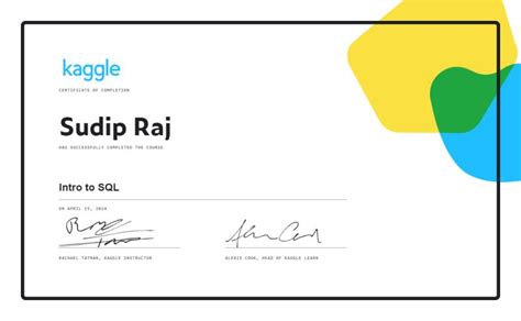 Learn Sql With Kaggle Course Sudip Raj Posted On The Topic Linkedin