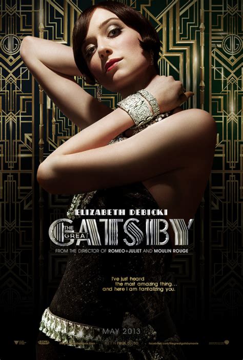 The Great Gatsby Character Poster Elizabeth Debicki