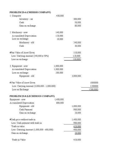 Chapter 23 Problems Answer Key Pdf