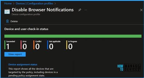 Disable Browser Notifications From Intune Htmd Blog