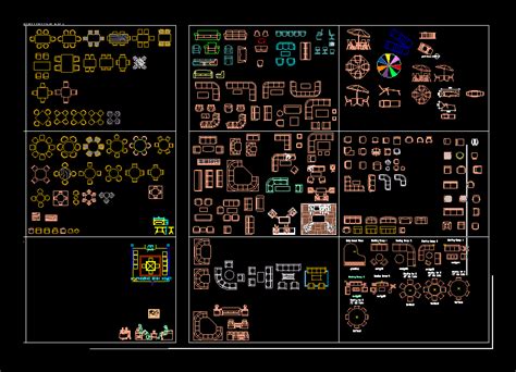 Several Blocks Dwg Block For Autocad • Designs Cad