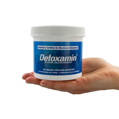 1000mg Edta Suppositories Original 30 Count Detoxamin®