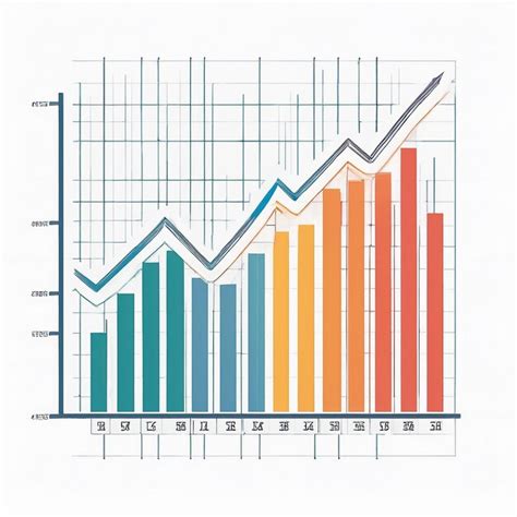A Graph With The Number 10 On It Premium Ai Generated Vector