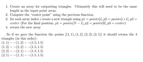 Solved 73 Makefakepolypoint Array Our Graphics Toolkit