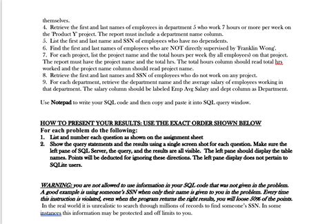 solved in this assignment windows users will use sql server