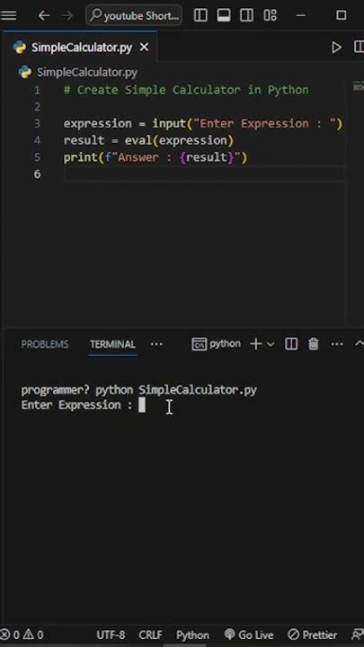 Create A Simple Calculator In Python Beginners Tutorial Coding Programming Python