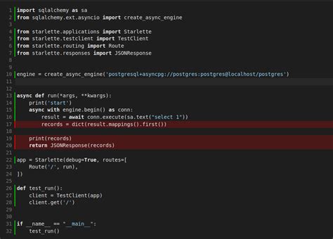 ASGI App Misses Coverage Lines After Awaiting Async Sqlalchemy Code Issue 1082 Nedbat