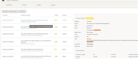 Forwarding Fortiadc Attack Logs To Threat Analytics Fortiweb Cloud 24 2 0 Fortinet Document