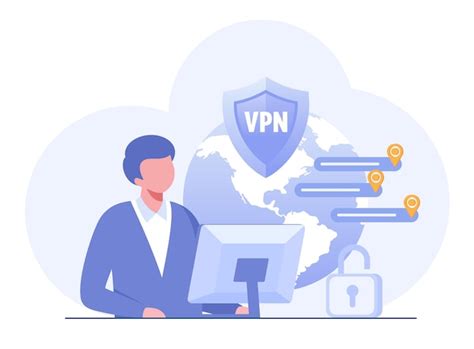 Premium Vector Vpn Access Vpn To Protect Personal Data In Smartphone