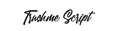 Trushme Script Font FFonts Net
