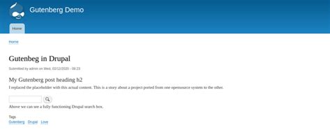 Getting Started With The Gutenberg Editor In Drupal