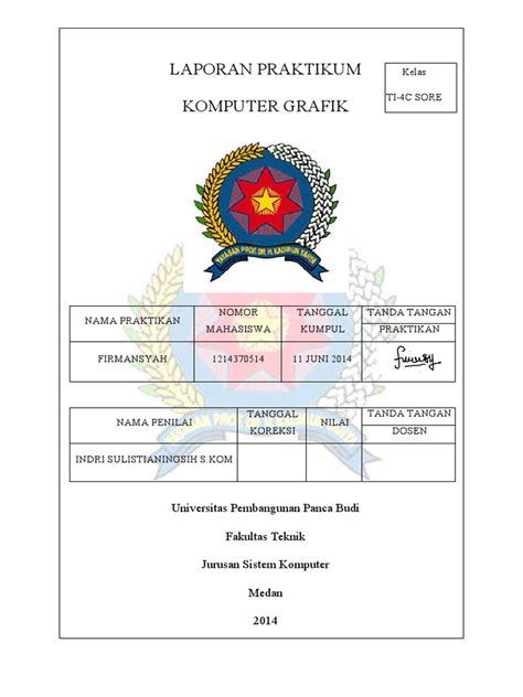 Laporan Praktikum Komputer Grafik Pdf