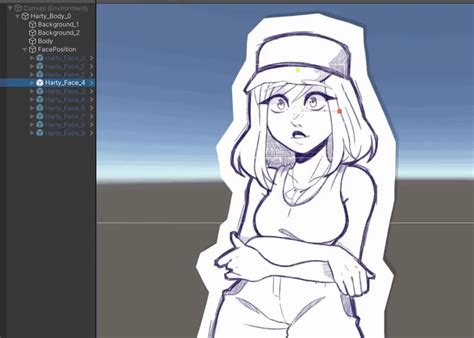 working on characters for dialogues r unity3d