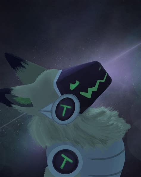 Space Protogen Art By Me Rfurry