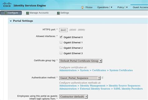 Configure Ise Guest Temporary And Permanent Access Cisco