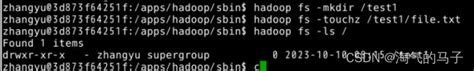 Hadoop的基础操作——hadoop中创建、修改、查看、删除文件夹及文件hadoop如何创建文件 Csdn博客